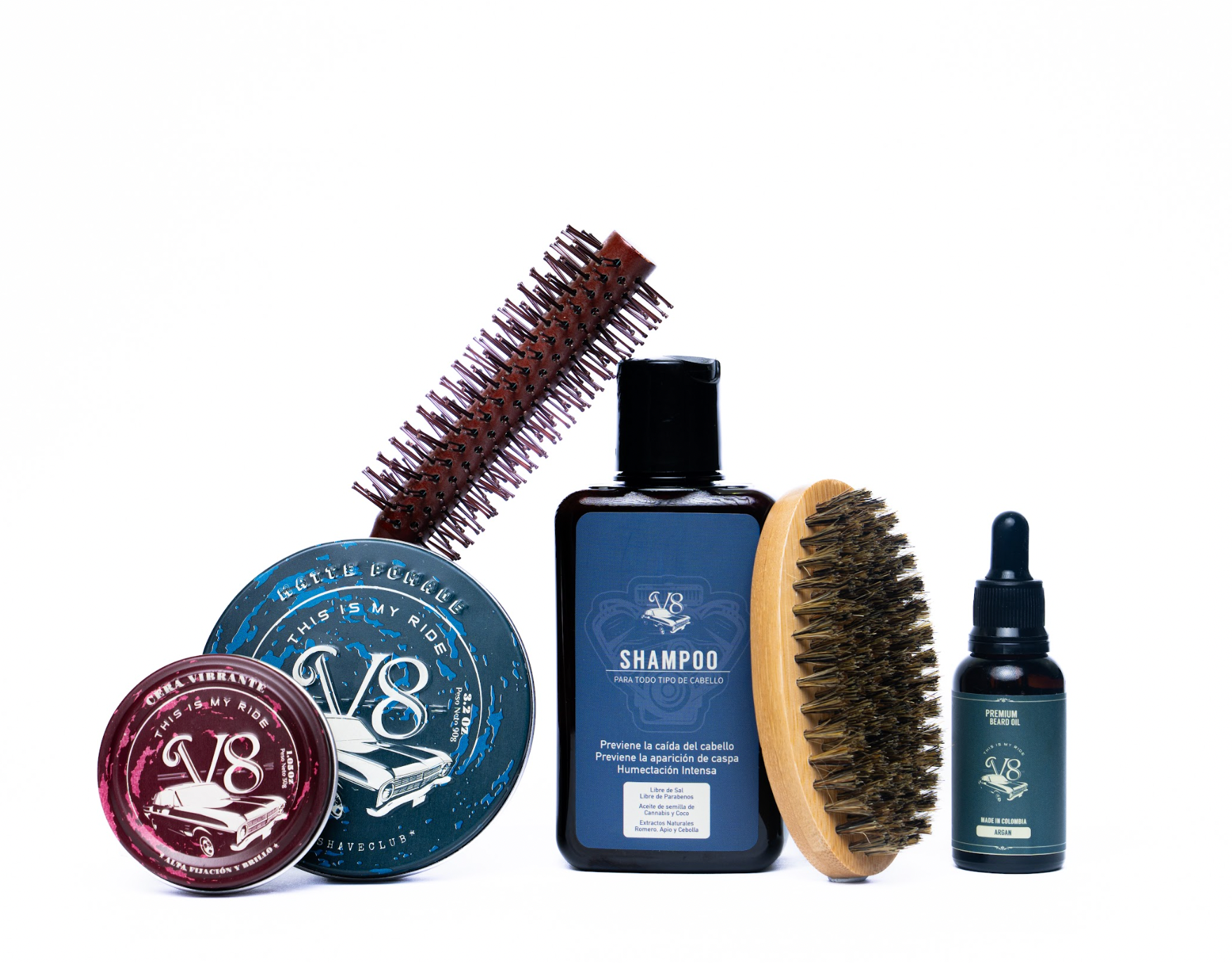 📦 Kit Combo Premium Cabello y Barba | Cera Mate y Brillante – Barbería ...